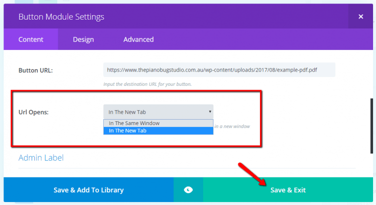 How to add pdf download link in your Divi WordPress site - Optimus Divi Modules
